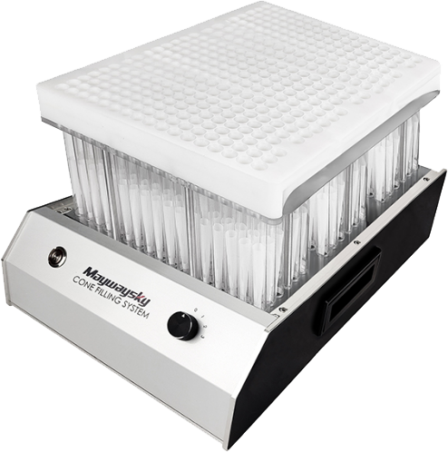 Maywaysky Knockbox 300pcs Cone Filling Machine For 84mm/98mm/109mm King ...